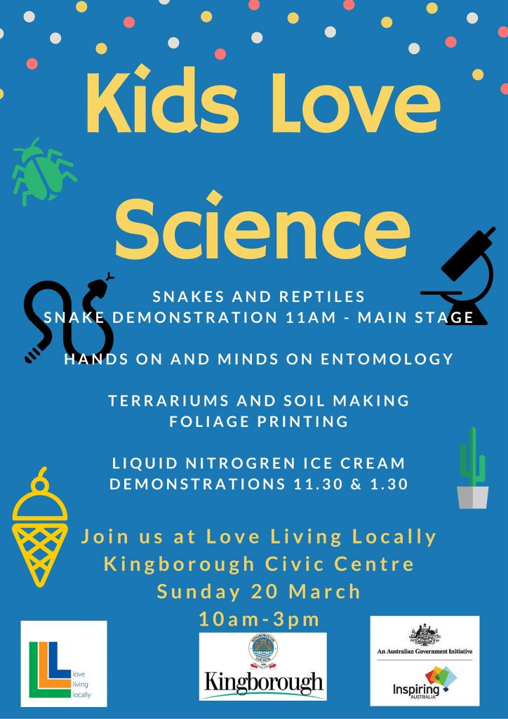 Kids Love Science @ Love Living Locally - Inspiring Tasmania