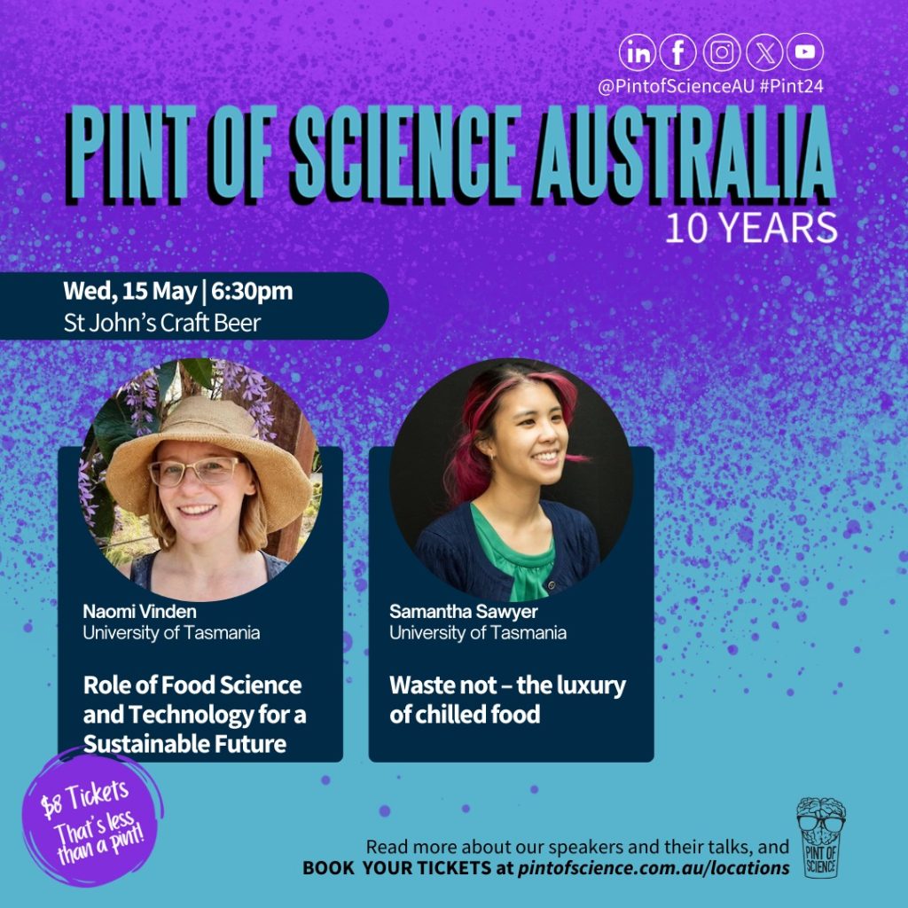 Feeding a Sustainable Future - Pint of Science - Inspiring Tasmania